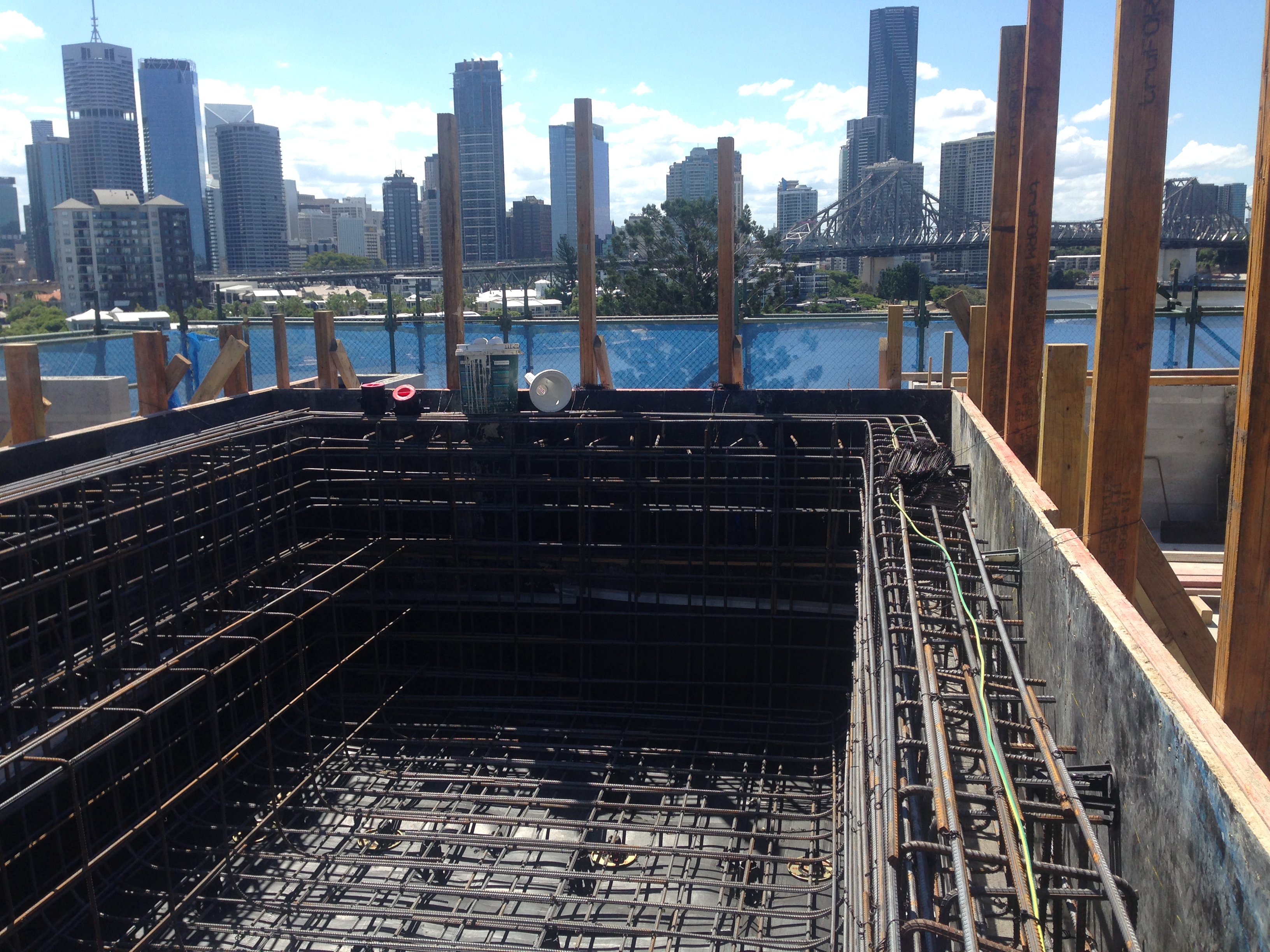Roof Top Pool At New Farm